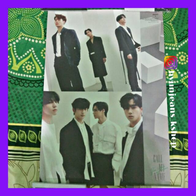 Jual [READY STOCK] GOT7 - Official Poster dari Album "CALL MY NAME" | Shopee Indonesia