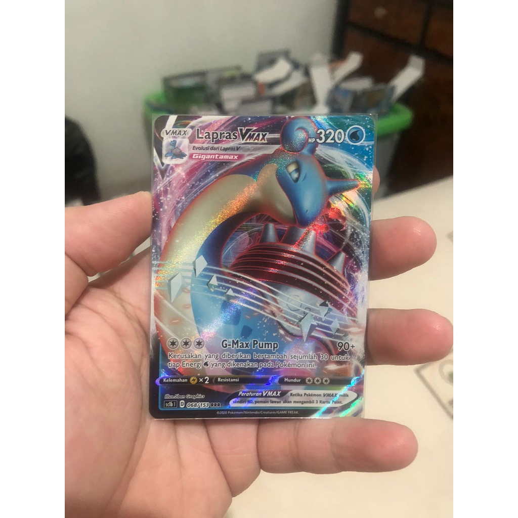 Jual Kartu Pokemon TCG Lapras VMax RRR sc1b Pedang & Perisai V Frosmoth ...
