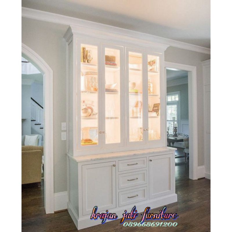 Jual lemari hias perabot/lemari penyimpanan/lemari dapur/lemari piring ...