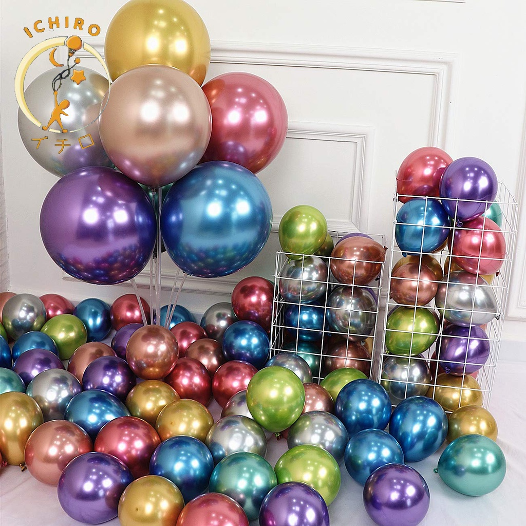 Jual Balon Chrome 5 inch (Isi 100pcs) / Balon Latex / Balon Dekorasi ...