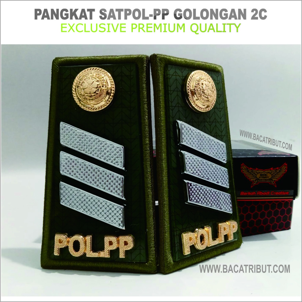 Jual Tanda Pangkat PolPP Golongan 2c (Pengatur) premium | Shopee Indonesia