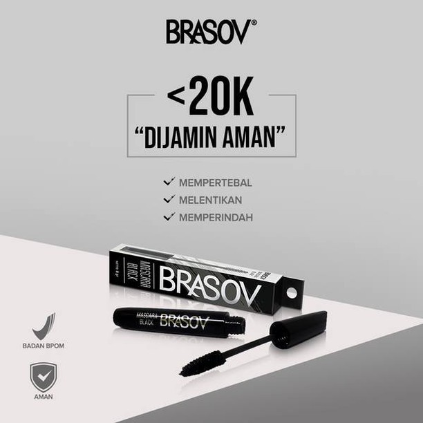 Jual (BOSS) BRASOV MASCARA - BLACK 8g | Shopee Indonesia