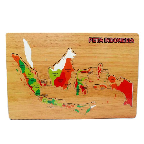 Jual Edukasi Puzzle Peta Indonesia | Shopee Indonesia