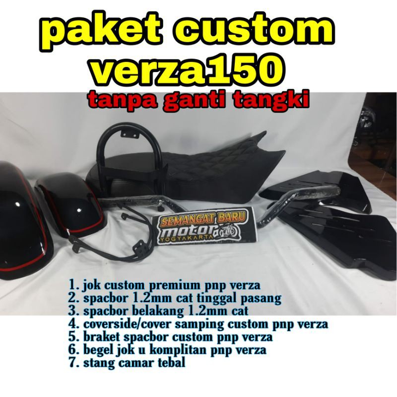 Jual PAKET VERZA CUSTOM CB150 VERZA OLD VERZA NEW TANPA GANTI TANGKI ...