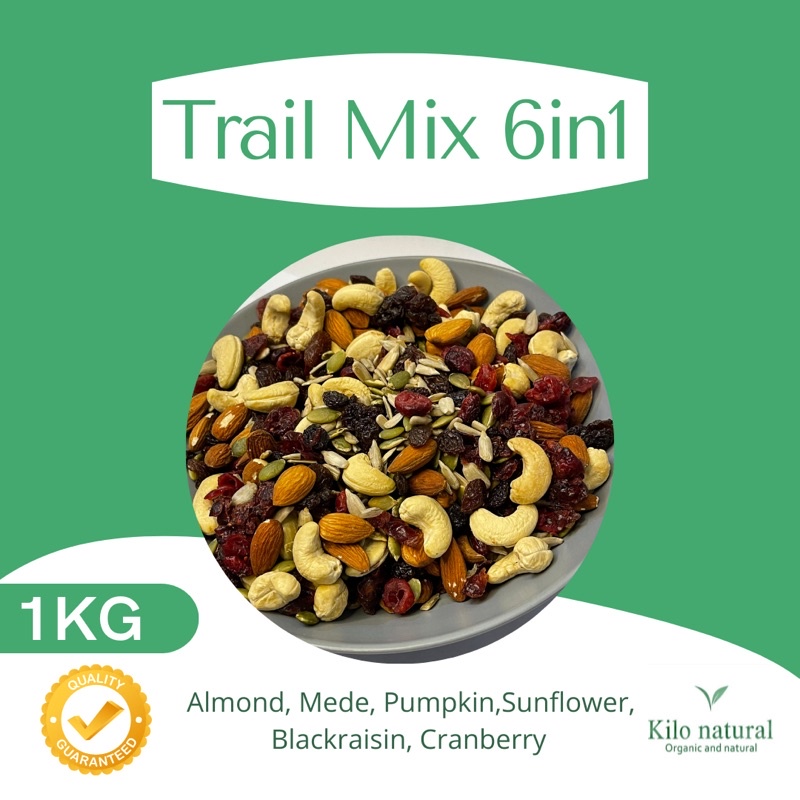 Jual Trail Mix ( 6in1 ) 1KG / Trail Mix 1Kg | Shopee Indonesia