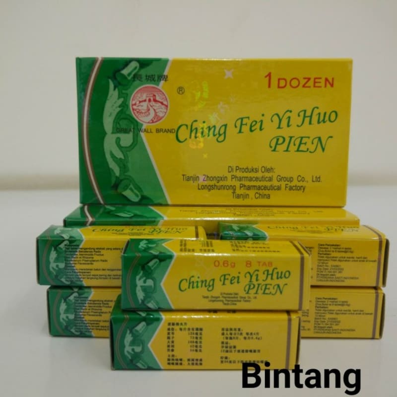 Jual Ching Fei Yi Huo Pien - Obat Batuk Herbal Eceran ORI | Shopee ...