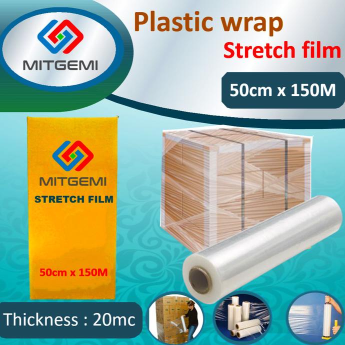 Jual Plastik Wrap - Plastik Wrapping Pallet Atau Barang Ukuran 50Cm X ...