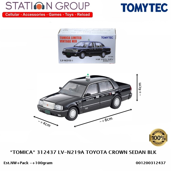 Jual TOMICA 312437 LIMITED VINTAGE-N219A TOYOTA CROWN SEDAN BLACK - DIECAST | Shopee Indonesia