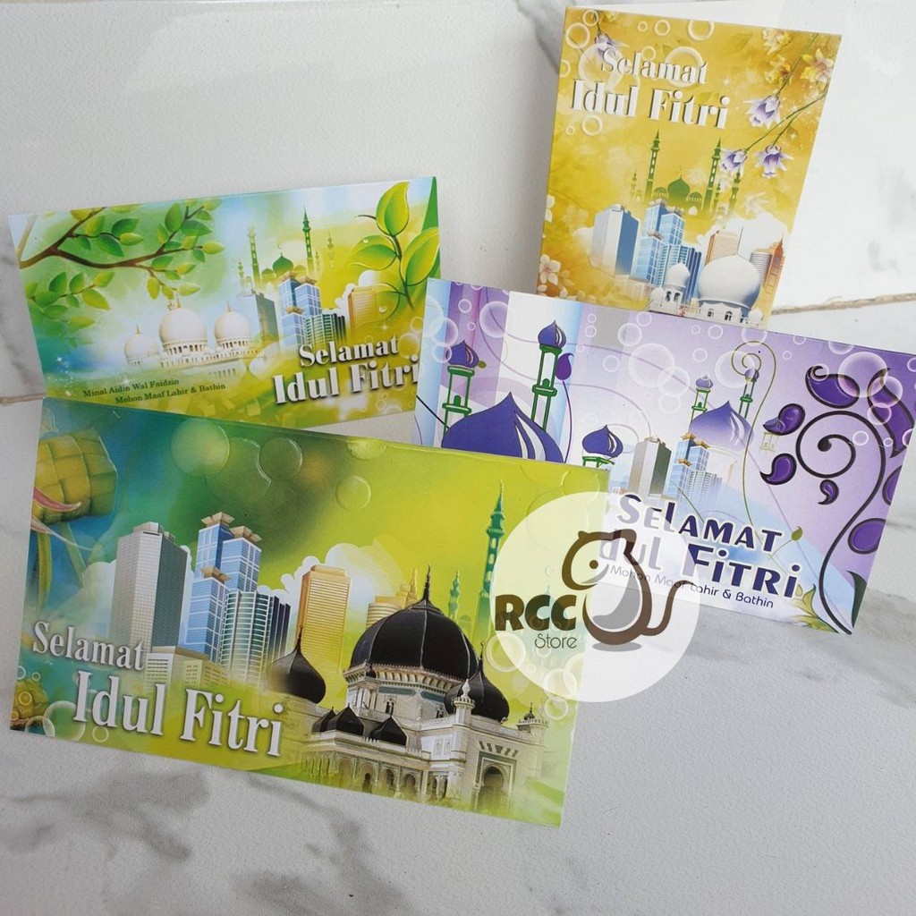 Jual Kartu Ucapan Parcel Hampers Lebaran Selamat Idul Fitri | Shopee ...