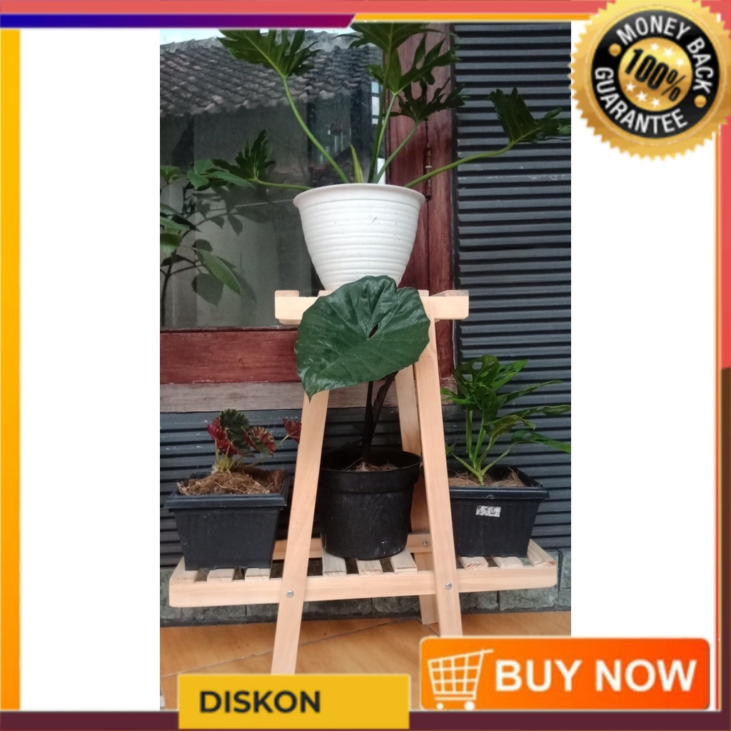 Jual Rak Bunga Kayu Minimalis Original Loenwood | Shopee Indonesia
