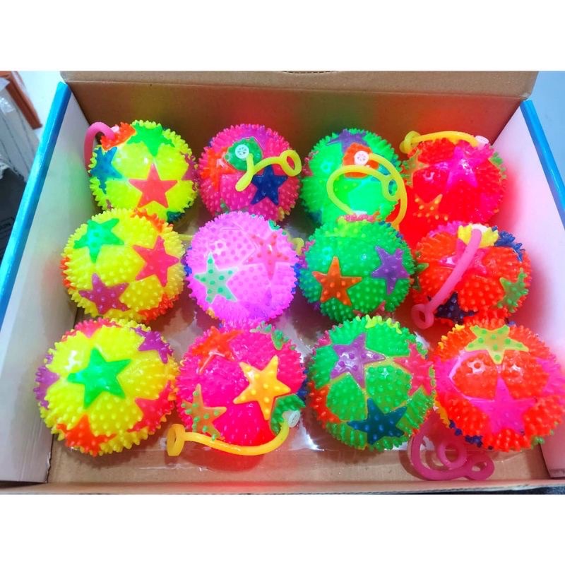 Jual BOLA DURI LED ADA TALI UNTUK JARI BOLA CIT CIT | Shopee Indonesia