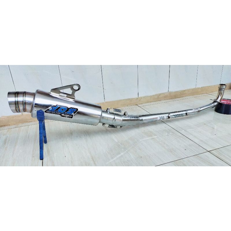 Jual knalpot racing dos full system all bebek SupraX/Supra fit/vegaR ...