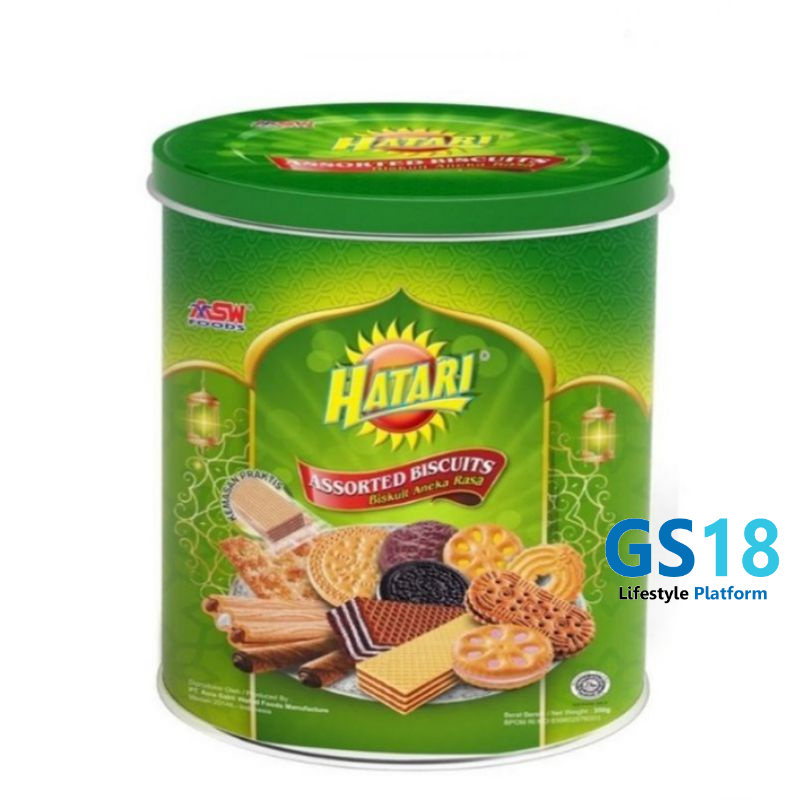 Jual HATARI Assorted Bulat Kaleng 350/325 gr | Shopee Indonesia