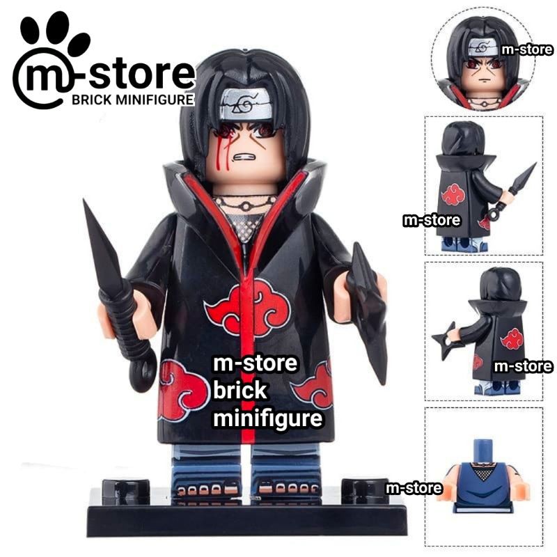 Jual brick naruto itachi uchiha akatsuki mini toy figure | Shopee Indonesia