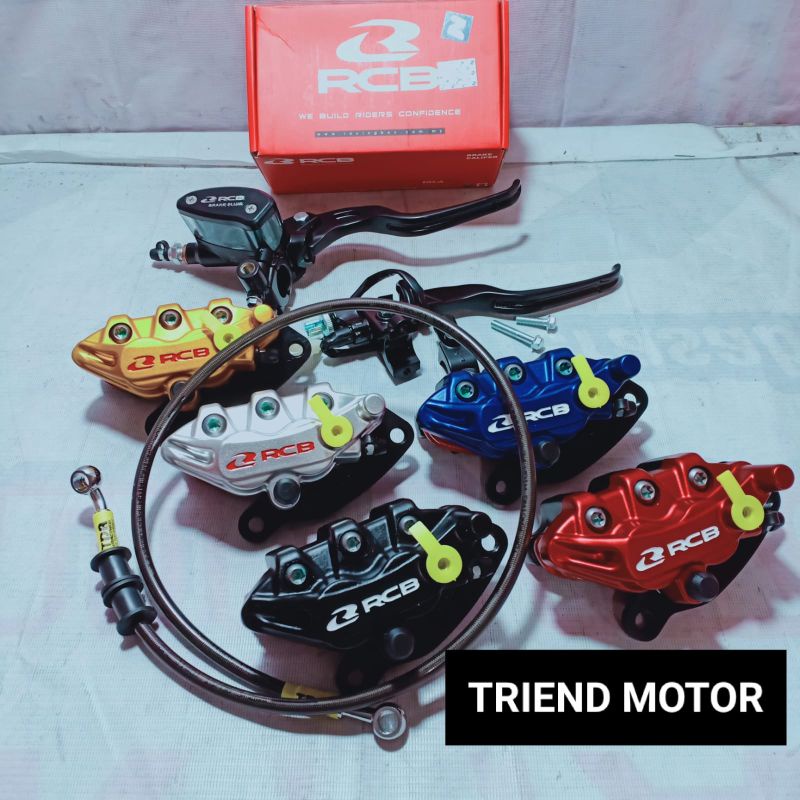 Jual Paketan Master Rem Kanan Kiri RCB Kaliper Depan RCB Selang rem Depan TDR CBR 150R CB 150R ...