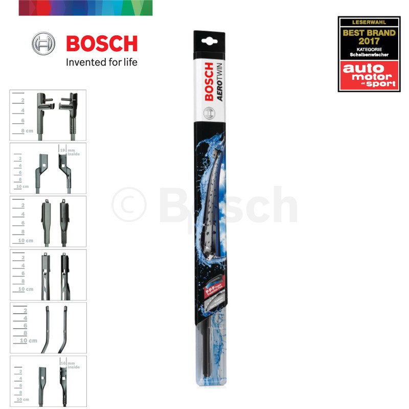 Jual Bosch Wiper Frameless Aerotwin Plus Multiclip 15" (Mobil Eropa ...
