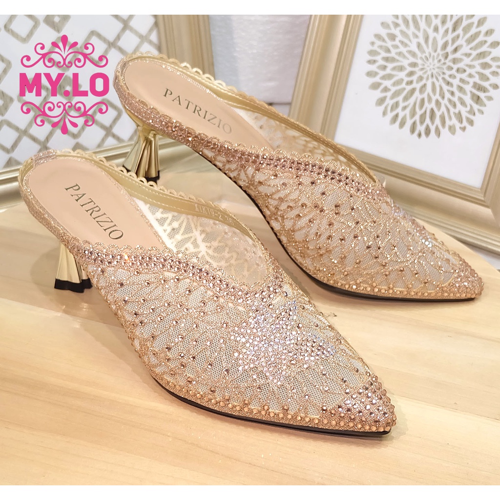 Jual SANDAL PESTA HEEL SELOP KEBAYA WEDDING IMPORT MYLO MS6A08 | Shopee ...