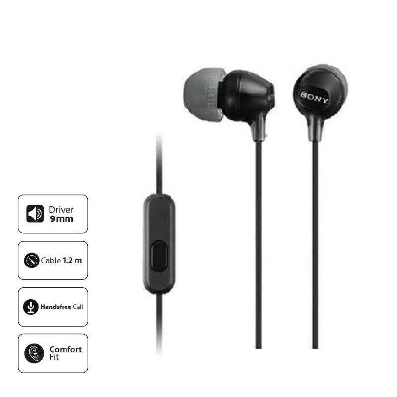 Jual Sony MDR EX255AP In Earphone Extra Bass | Shopee Indonesia