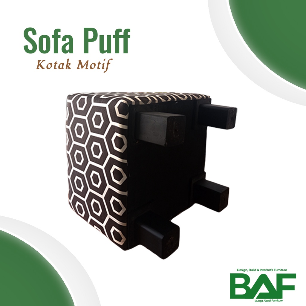 Jual Sofa Puff Kotak Motif | Sofa Stool Kotak | Stool Canvas | Stool ...