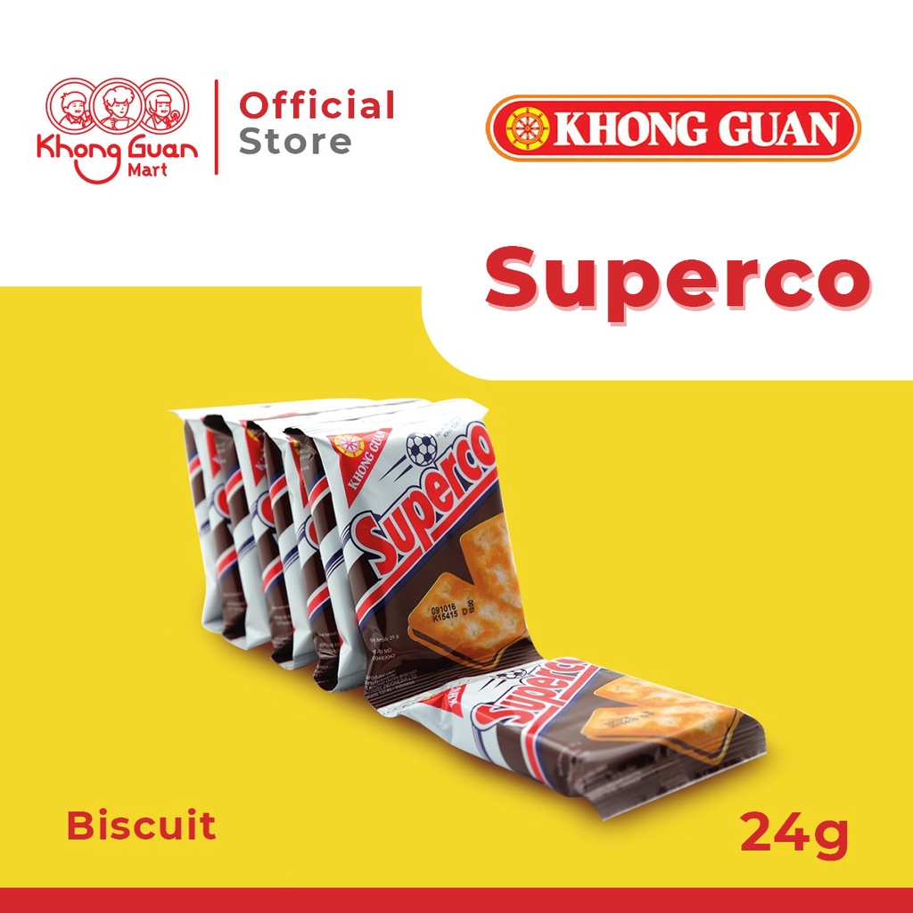 Jual KHONG GUAN Superco Chocolate Renceng 22Gr X 10 | Shopee Indonesia