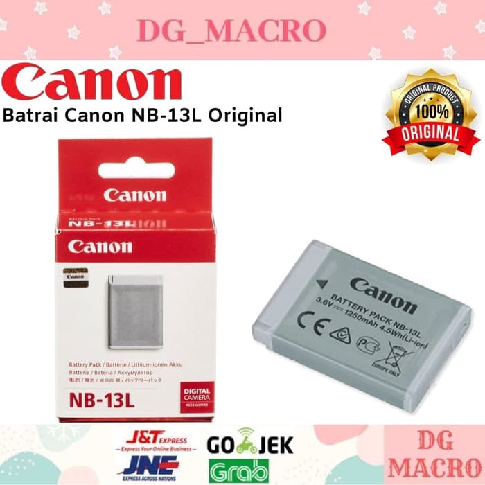 Jual BATERAI CANON NB-13L ORIGINAL - BATRAI NB-13L | Shopee Indonesia