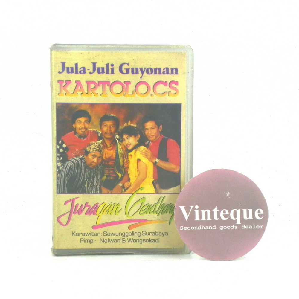 Jual Kaset Pita Jula Juli Guyonan Kartolo Cs Juragan Genthong | Shopee ...
