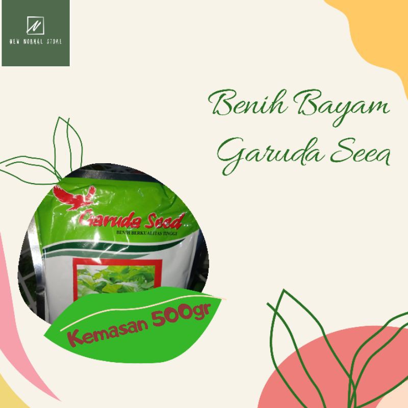 Jual BENIH SAYUR BAYAM BAYEM MERK GARUDA SEED KEMASAN 500gr 250gr ...