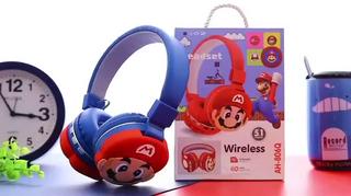Jual JRCASE Headphone 3D Dj Bando Super Mario Bros Wireless Bluetooth ...