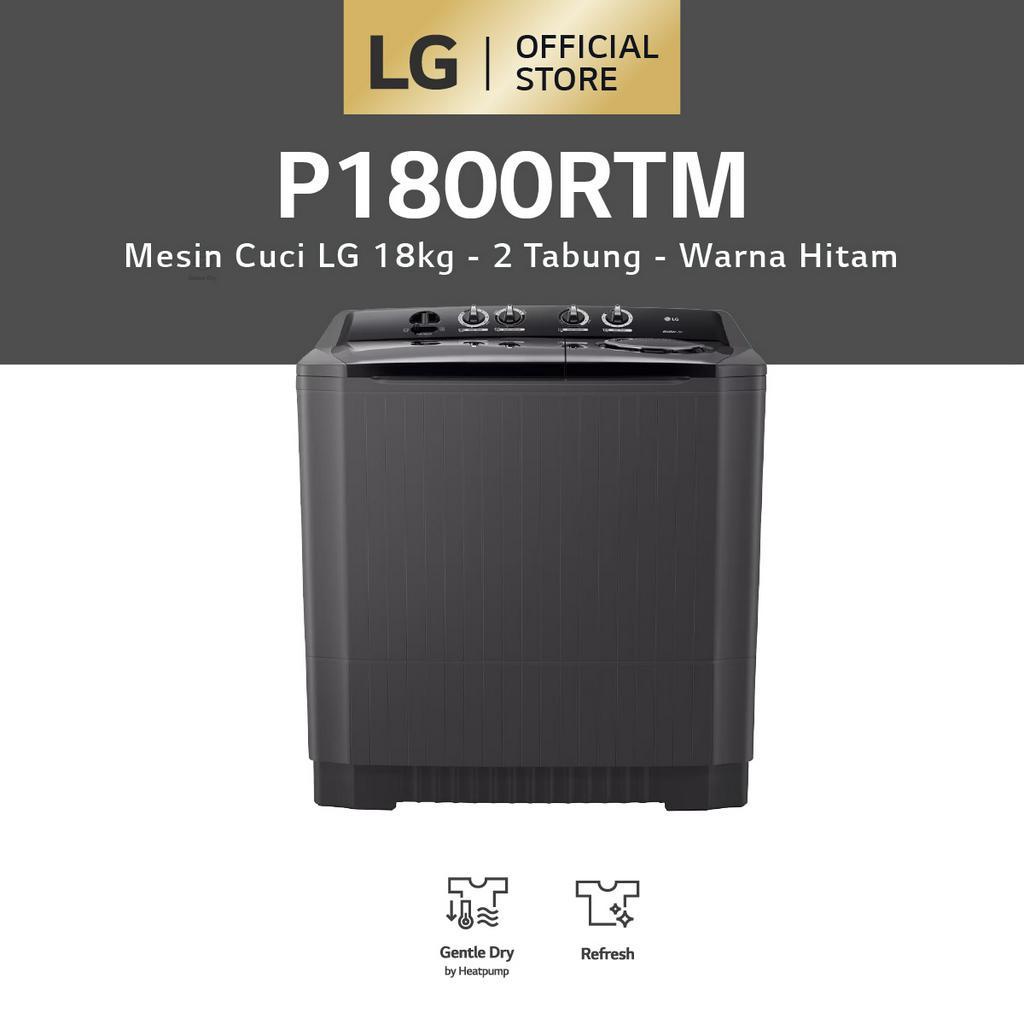 Jual LG Mesin Cuci Twin Tub / 2 Tabung 18Kg - 3 Program Pencucian ...
