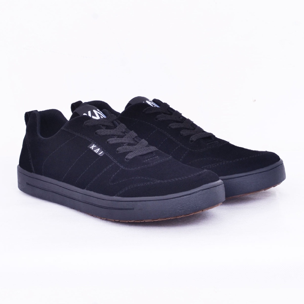 Jual Sneakers Pria Hitam K 061 Brand Kai Footwear Sepatu Sneakers Pria ...