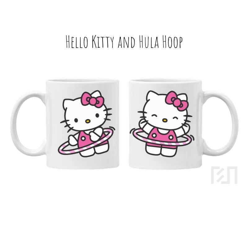 Jual Mug Hello Kitty and Hula Hoop Icon | Shopee Indonesia