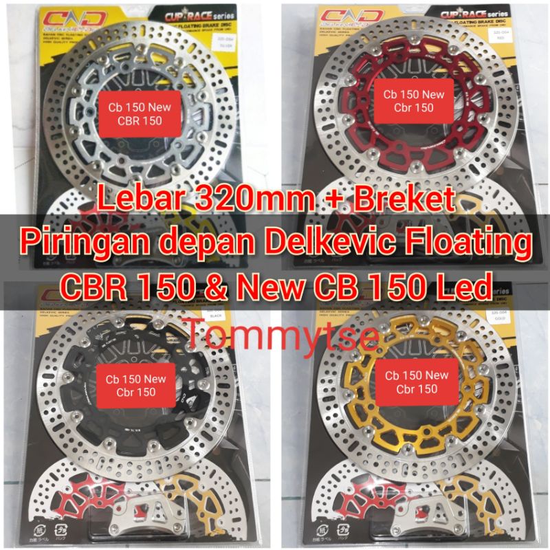 Jual Piringan depan Cbr 150 New Cb 150R 320mm Delkevic dnd floating rem ...