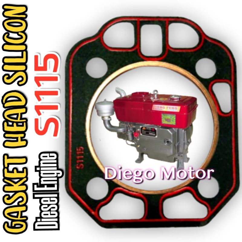Jual S1115 ZS1115 Gasket Head Paking Kop Deksel Mesin Diesel DongFeng ...