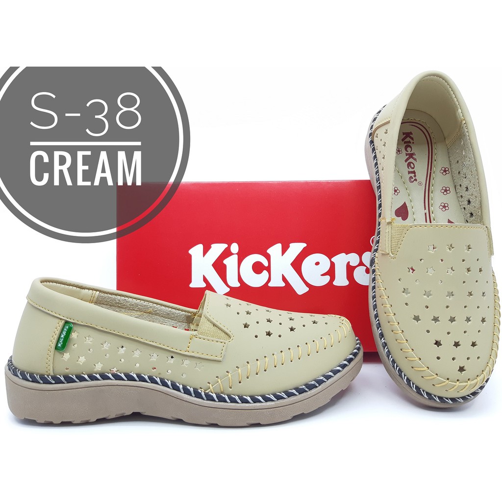 Jual Sepatu Kickers Wanita Slip On Kode S-38 / D-38 | Shopee Indonesia