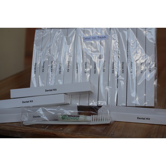 Jual Dentalkit isi sikat gigi + odol untuk kebutuhan hotel spa rumah ...