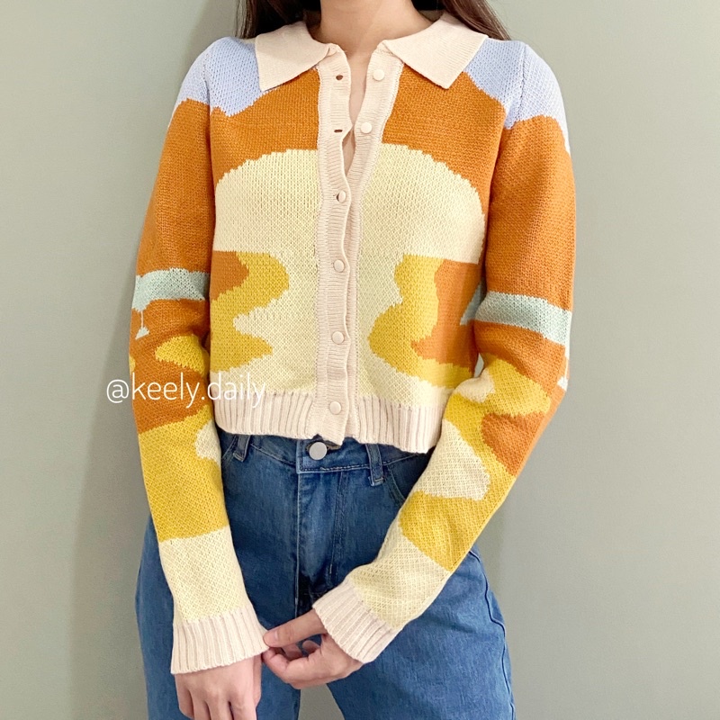 Jual Keely Daily - Lisa Polo Cardigan | Shopee Indonesia