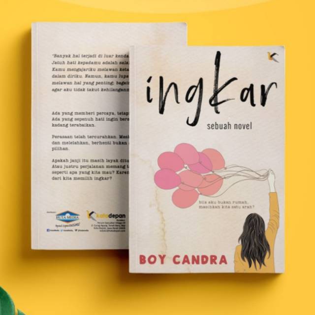 Jual Novel Ingkar - Boy Candra [Original] | Shopee Indonesia