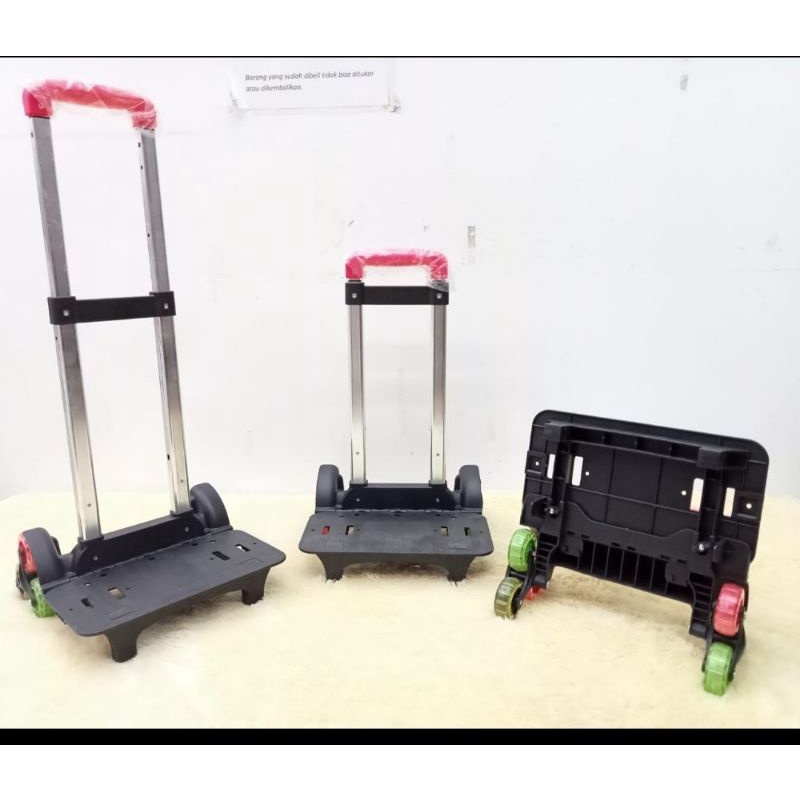 Jual Tas trolly anak/ Troli roda 3/ Trolly roda 3 sekolah - Merah Muda ...