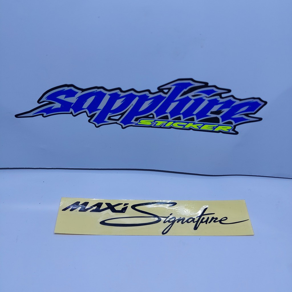 Jual stiker sticker MAXI Signature NMAX, XMAX, LEXI | Shopee Indonesia