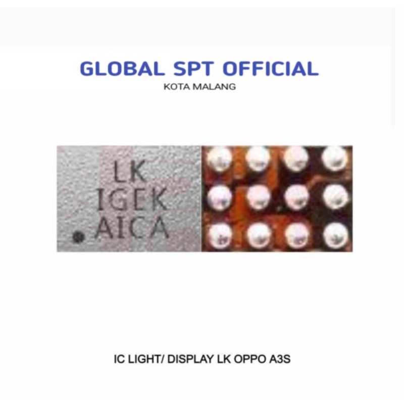 Jual IC DISPLAY/LIGH OPPO A3S ORIGINAL | Shopee Indonesia