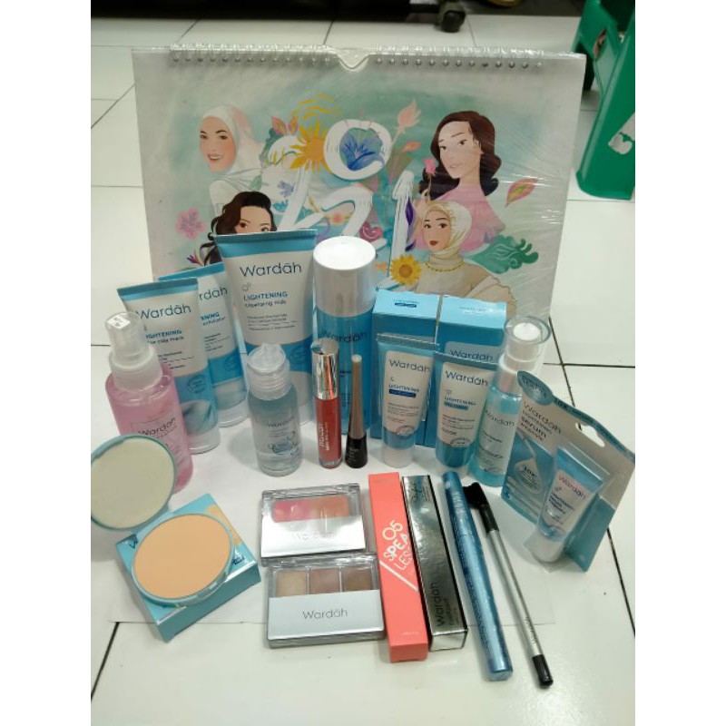 Jual Paket (Set) Wardah Makeup Wanita Komplit/Wardah Kosmetik Lengkap ...