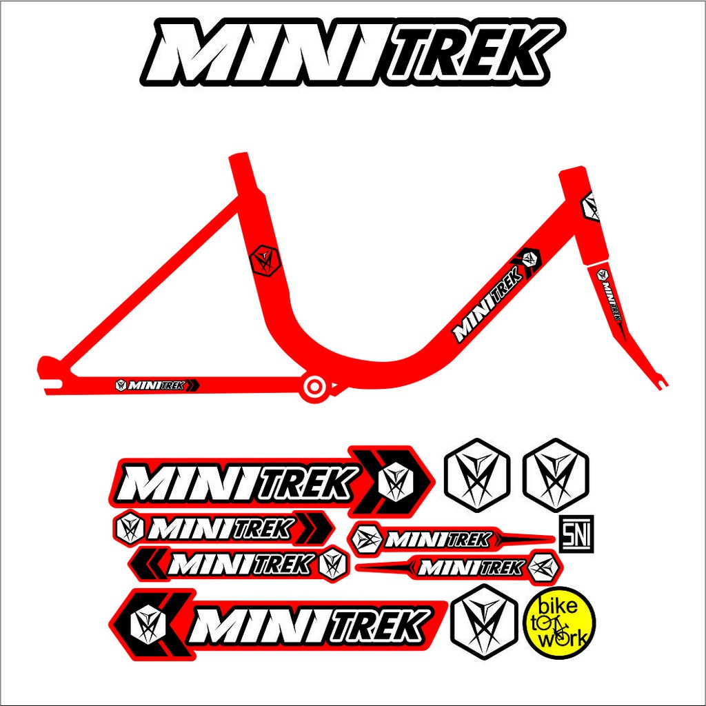Jual SEPEDA MINI TREK CUSTOM STIKER STRIPING VARIASI SEPEDA | Shopee ...