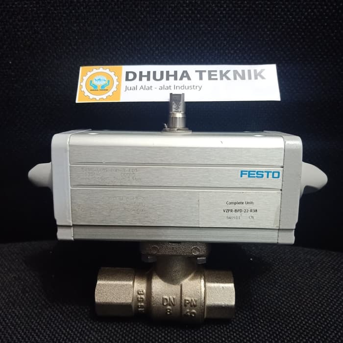 Jual BALL VALVE ACTUATOR UNIT "FESTO" VZPR-BPD-22-R38 PN.540511 ...