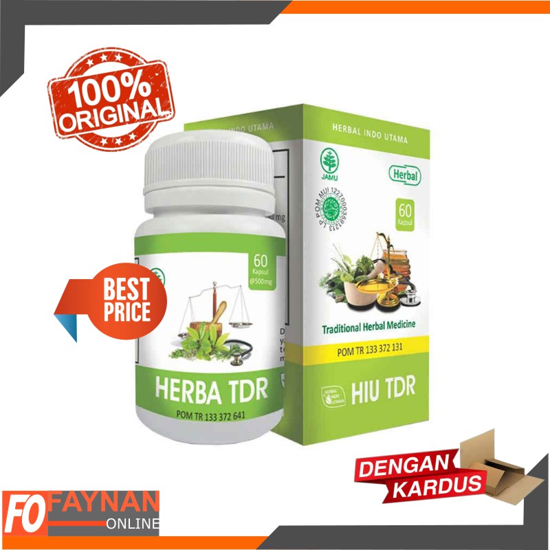 Jual HIU TDR Herbal TDR Obat Tidur Herbal Membantu Mangatasi Susah ...
