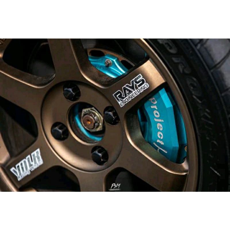 Jual stiker velg mobil VOLK RAYS ENGINEERING TE37 PAIR Decals rims TE37 ...