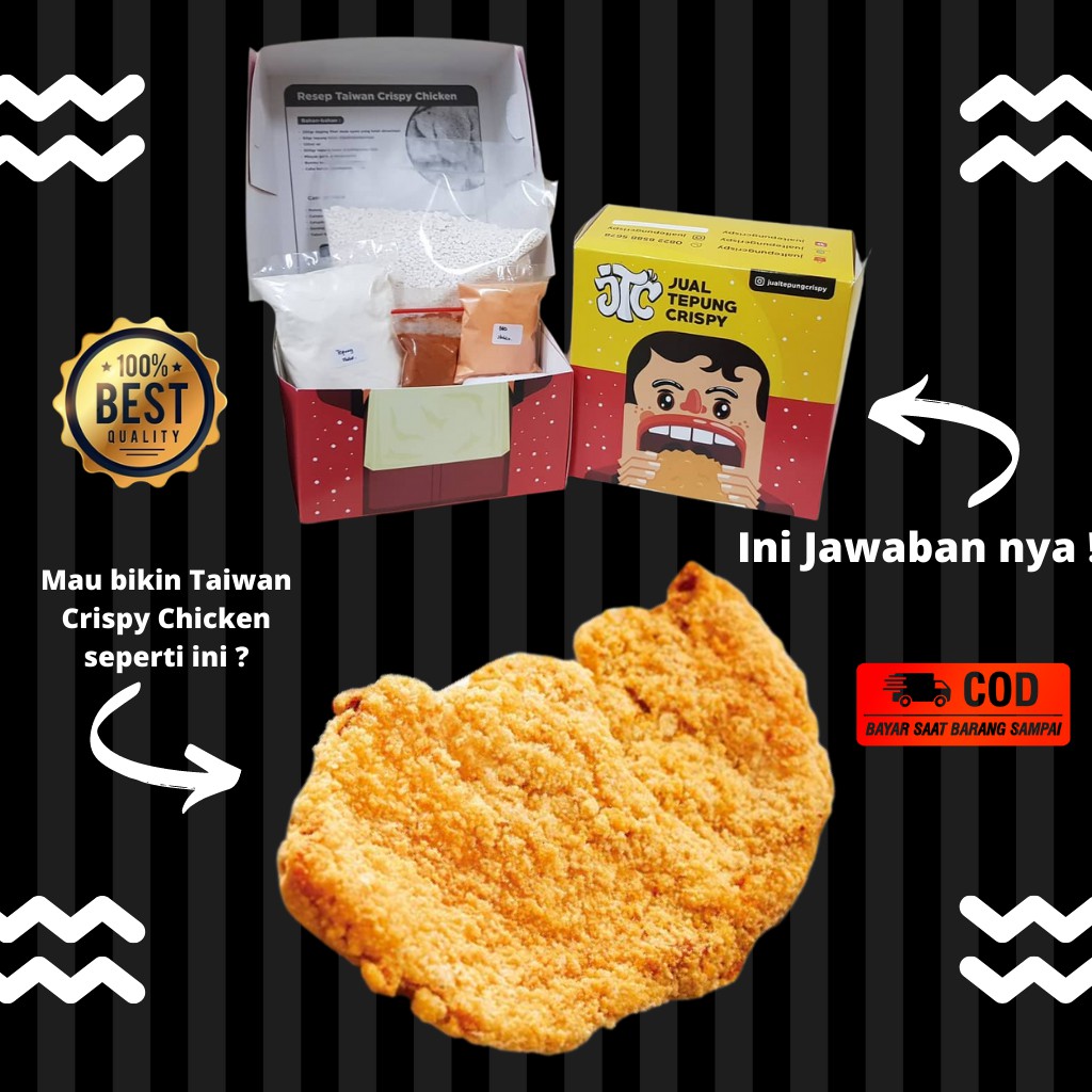 Jual PAKET TEPUNG TAIWAN CRISPY CHICKEN ALA SHiHLIN (PAKET KOMPLIT ...