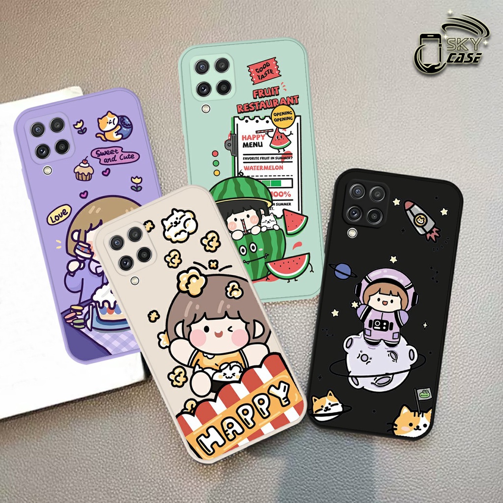 Jual softcase macaron [UV 06] SAMSUNG A22 4G,5G A32 4G,5G A72 A52 A52S M22 M32 A12 M12 A02S A03S ...