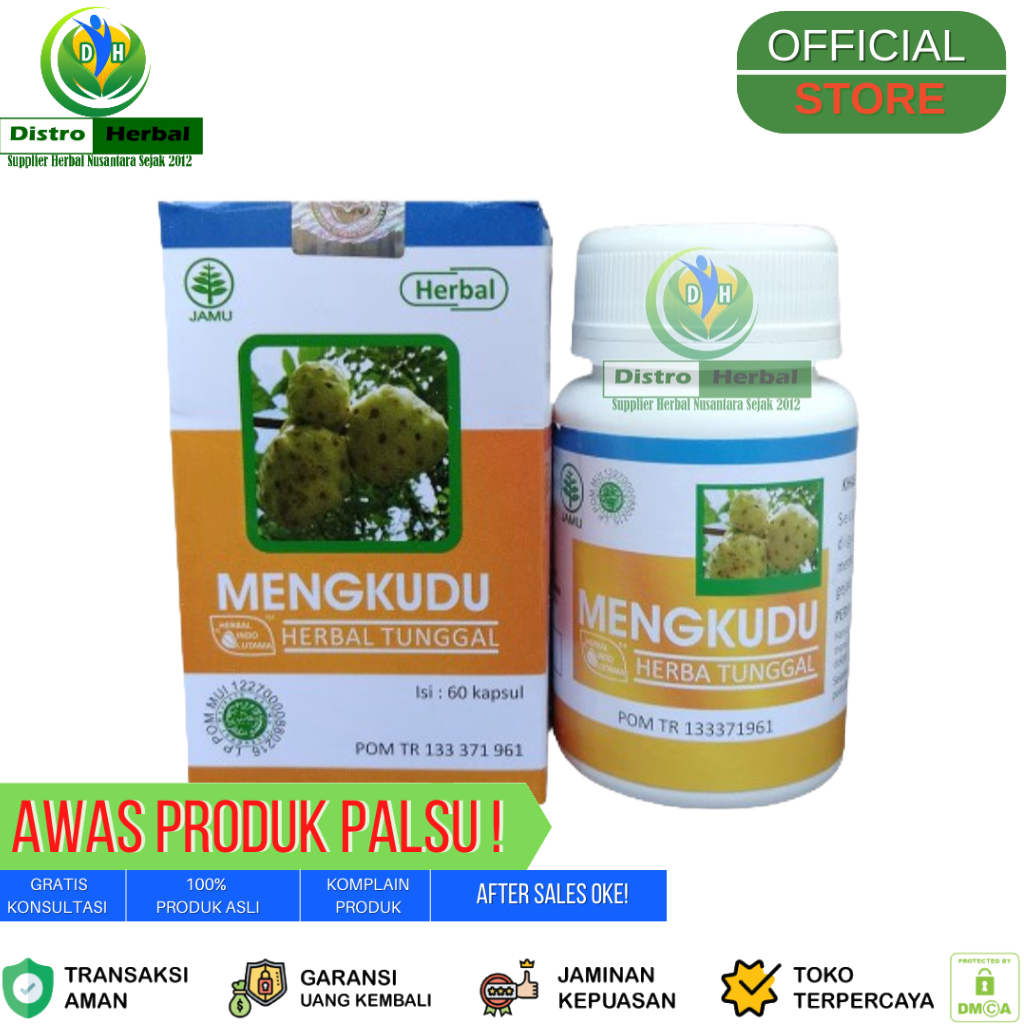 Jual Kapsul Ekstrak Mengkudu Herbal Indo Utama | Shopee Indonesia