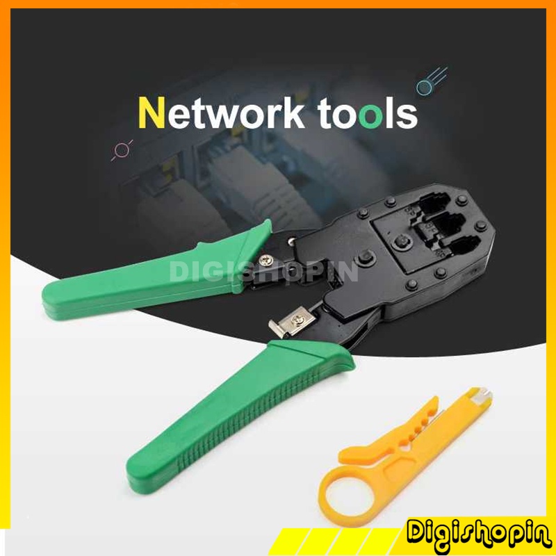 Jual Tang Crimper Kabel LAN Plier Network Cable RJ45 RJ-11 Tang ...