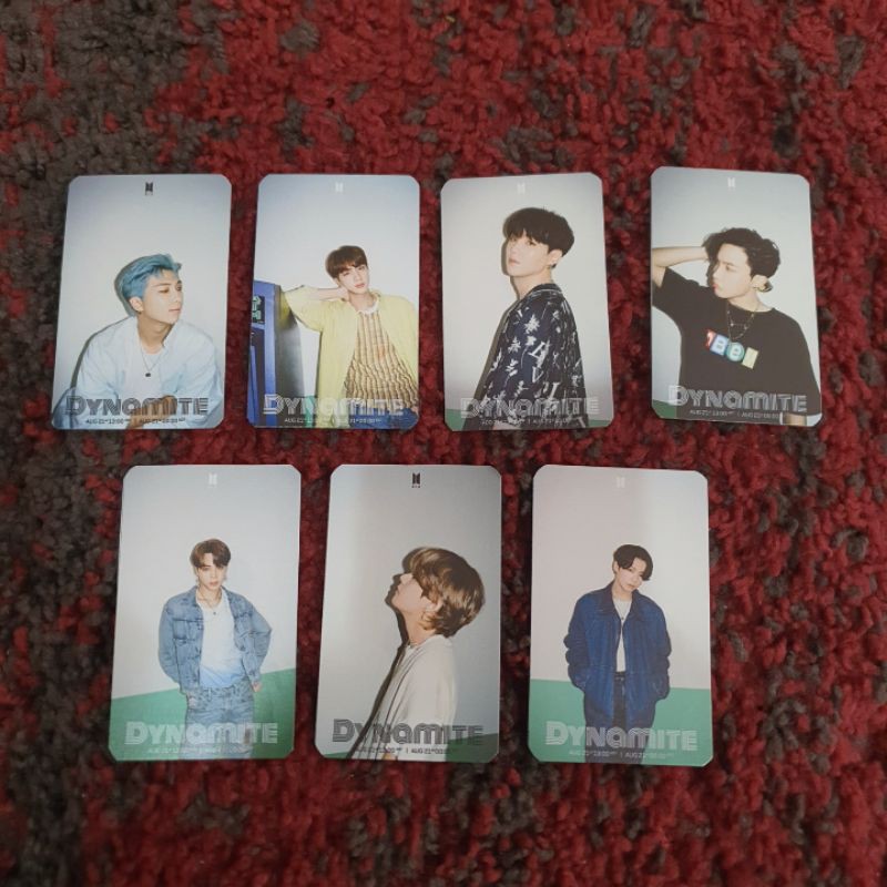 Jual BTS Dynamite Photocard Set (isi 7 pcs). | Shopee Indonesia